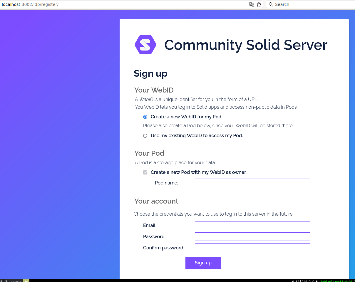 Penny config: How can I create a new pod? · Issue #2 · CommunitySolidServer/Recipes · GitHub