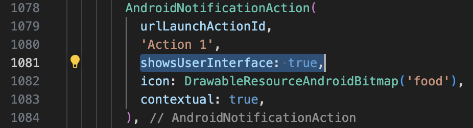 Clicking on notification action button does not dismiss notification on android terminated state ...