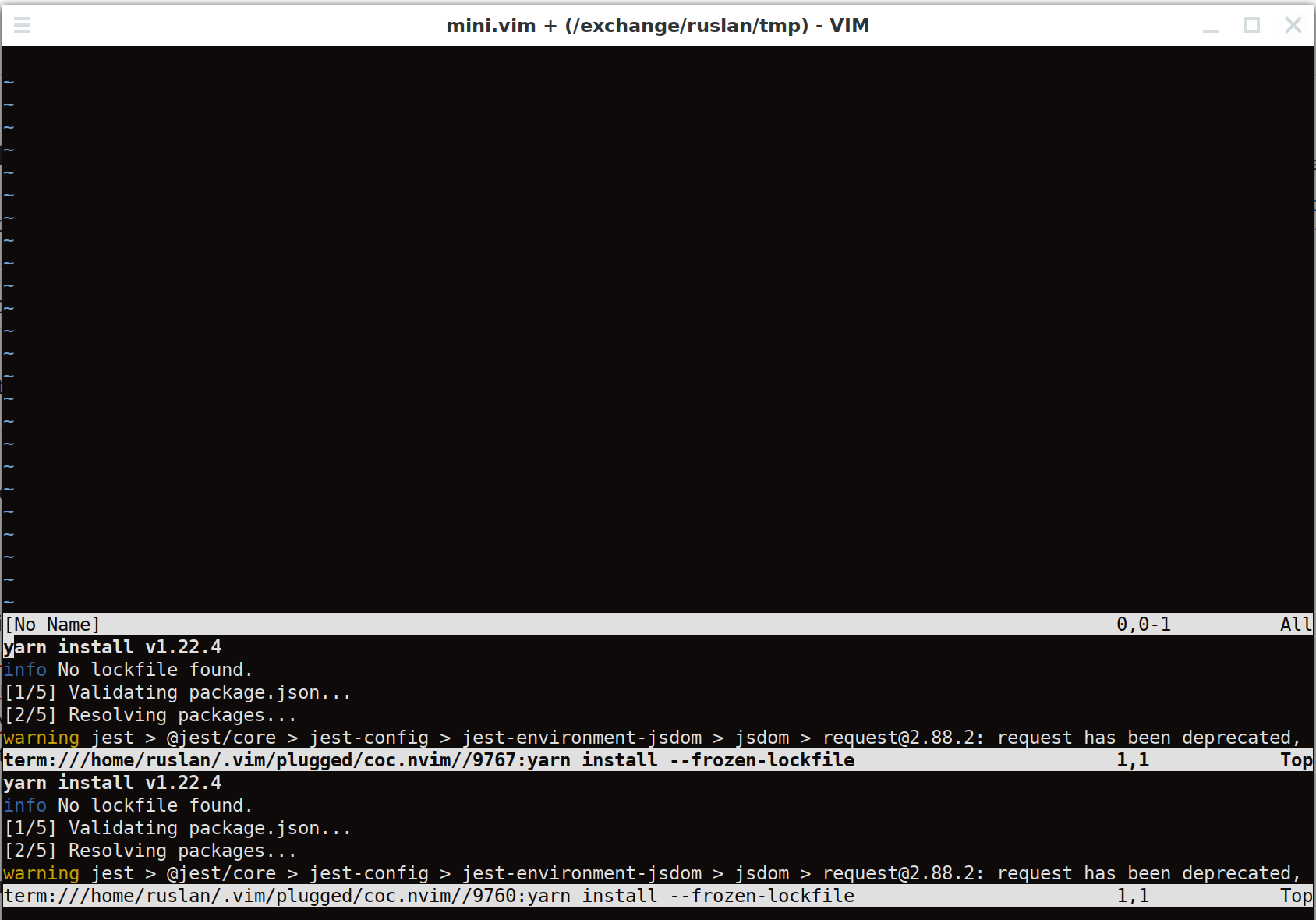 Error: javascript bundle not found, please compile the code of coc.nvim · Issue #2377 · neoclide ...