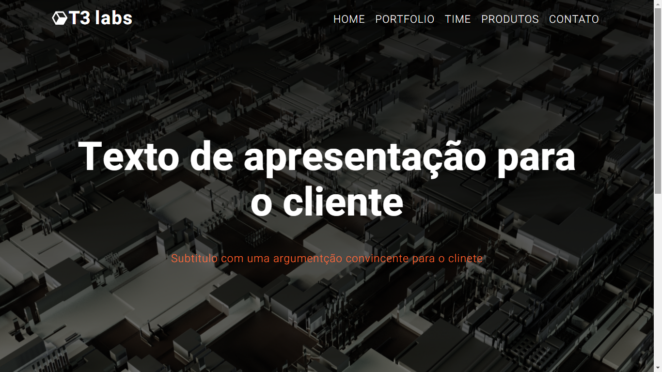 GitHub - T3-Labs/t3-labs.github.io: Template de pagina estática