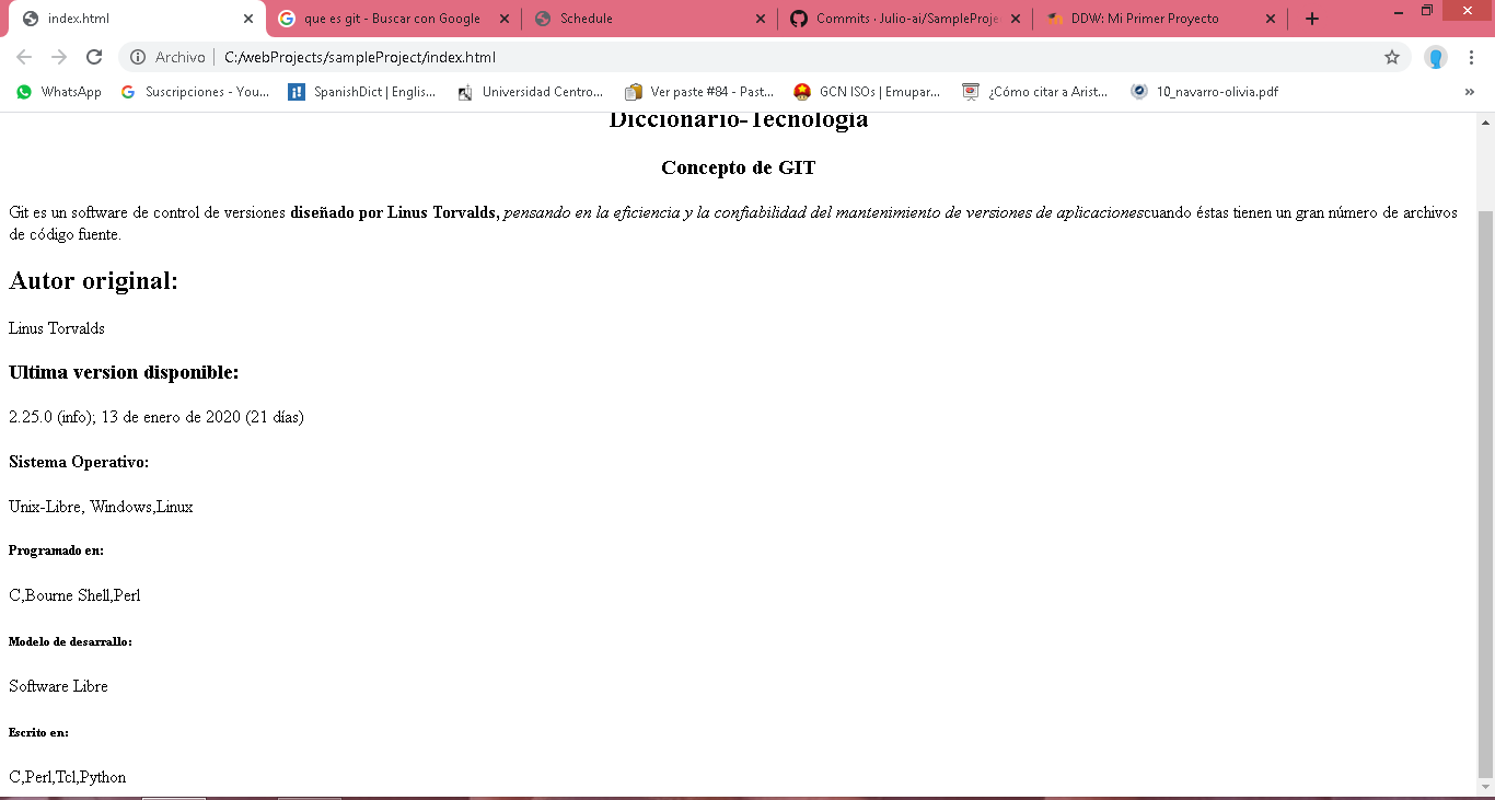 Pagina Principal · Issue 1 · Julio Ai Sampleproject · Github