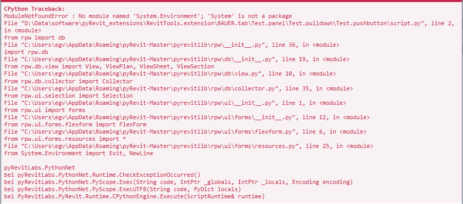 rpw import issue CPython · Issue #879 · pyrevitlabs/pyRevit · GitHub