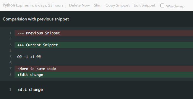 Add an edit feature that shows a history of changes with diff · Issue #761 · PrivateBin ...