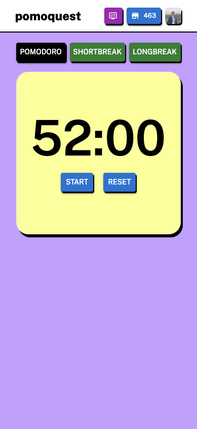 GitHub - kevinleaves/pomoquest: a gamified pomodoro timer to increase ...