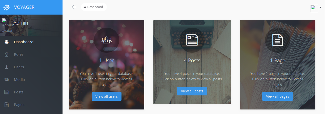 Image not showing - After install Voyager with dummy · Issue #3607 · thedevdojo/voyager · GitHub