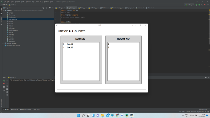 GitHub - agryashu23/Python-tkinter-Hotel-Management: Hotel Management ...