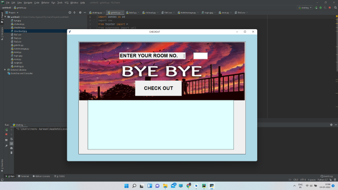 GitHub - agryashu23/Python-tkinter-Hotel-Management: Hotel Management ...