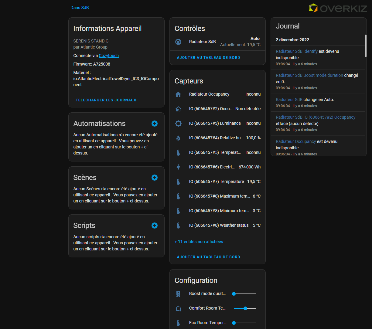 [OVERKIZ] - Bad section - Atlantic Divali Heater (overkiz) not reconized correctly and without ...