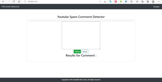 GitHub - mdabdullahibnaharun/Youtube-Spam-Comment-Detector-FLASK ...