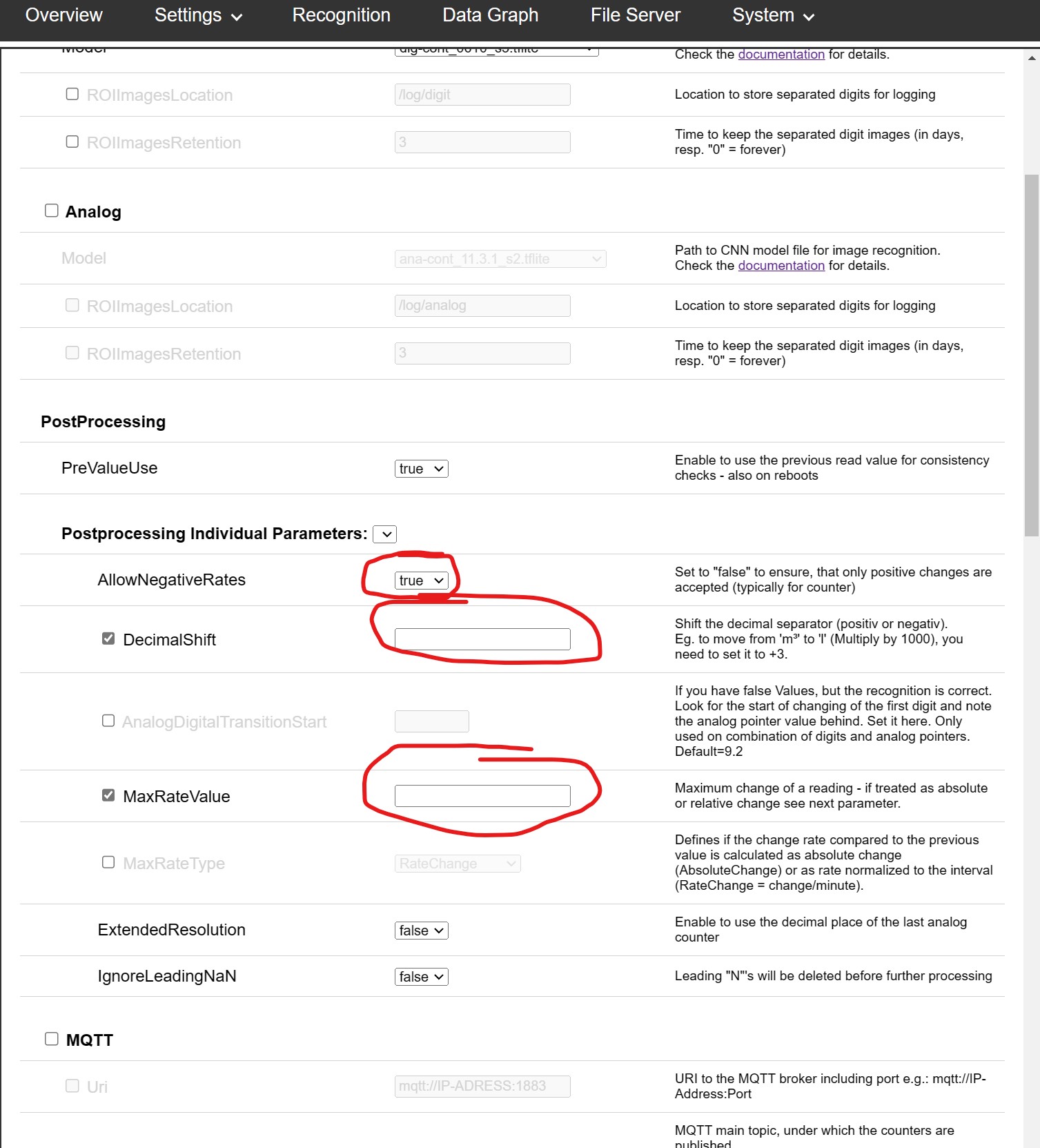 WebUi not showing correct settings · Issue #2101 · jomjol/AI-on-the-edge-device · GitHub