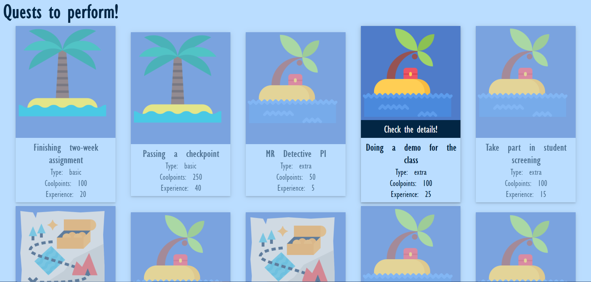 GitHub - kettu0/QuestIsland: First web project for coding school, Codecool. The platform on ...