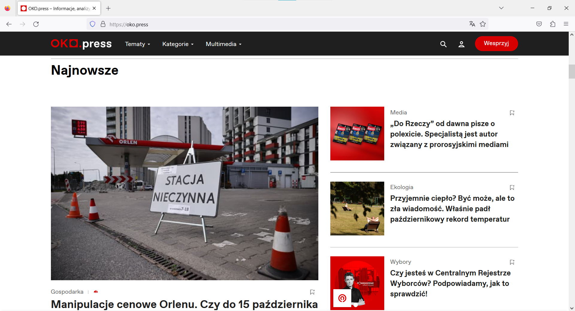 Broken Website Images Replaced With Red Boxes On Okopress · Issue 11776 · Darkreader 