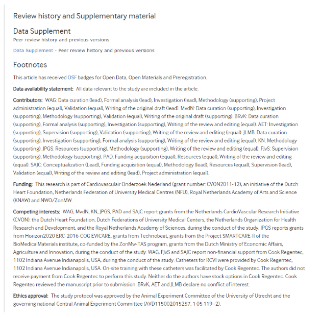 Taxonomia CRediT (Contributor Roles Taxonomy), proposta de CASRAI ...