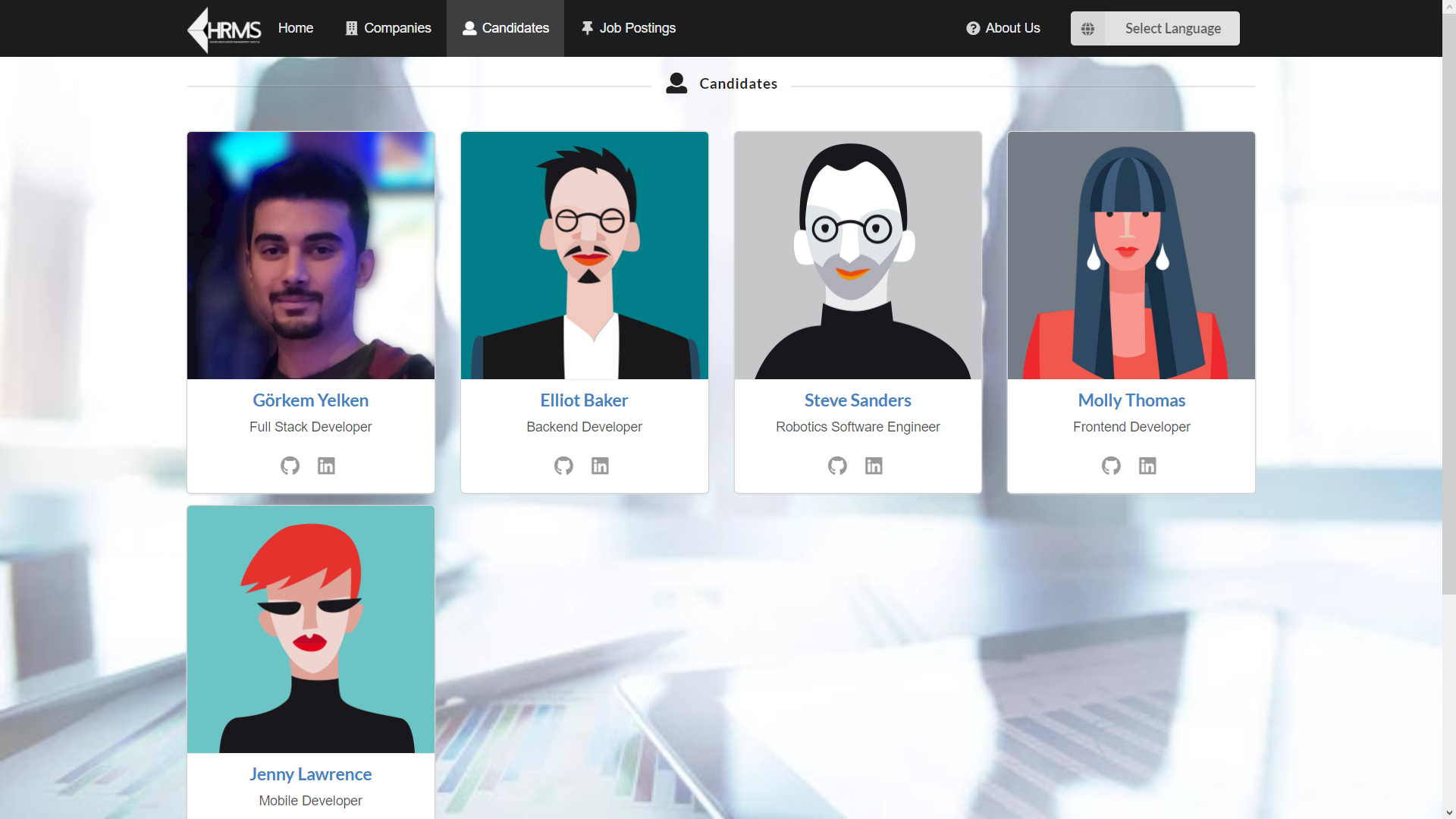 GitHub - gorkemyelken/HRMS-Frontend: Frontend For Human Resource ...