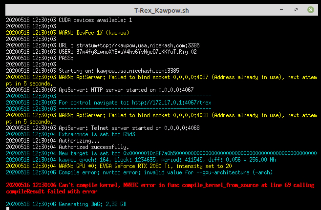 Compile Error Nvrtc Error Invalid Value For Gpu Architecture Arch · Issue 57