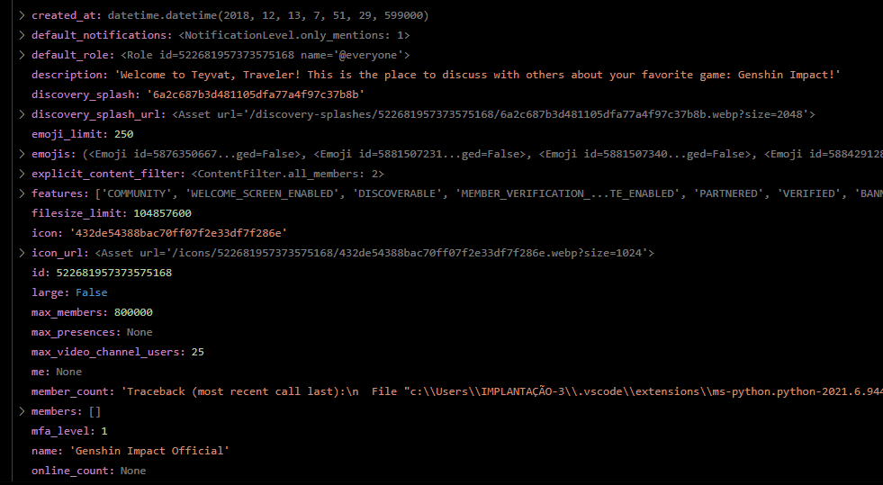 [BUG] Hacky OPCode 14 fails with unavailable guilds · Issue #36 · dolfies/discord.py-self · GitHub