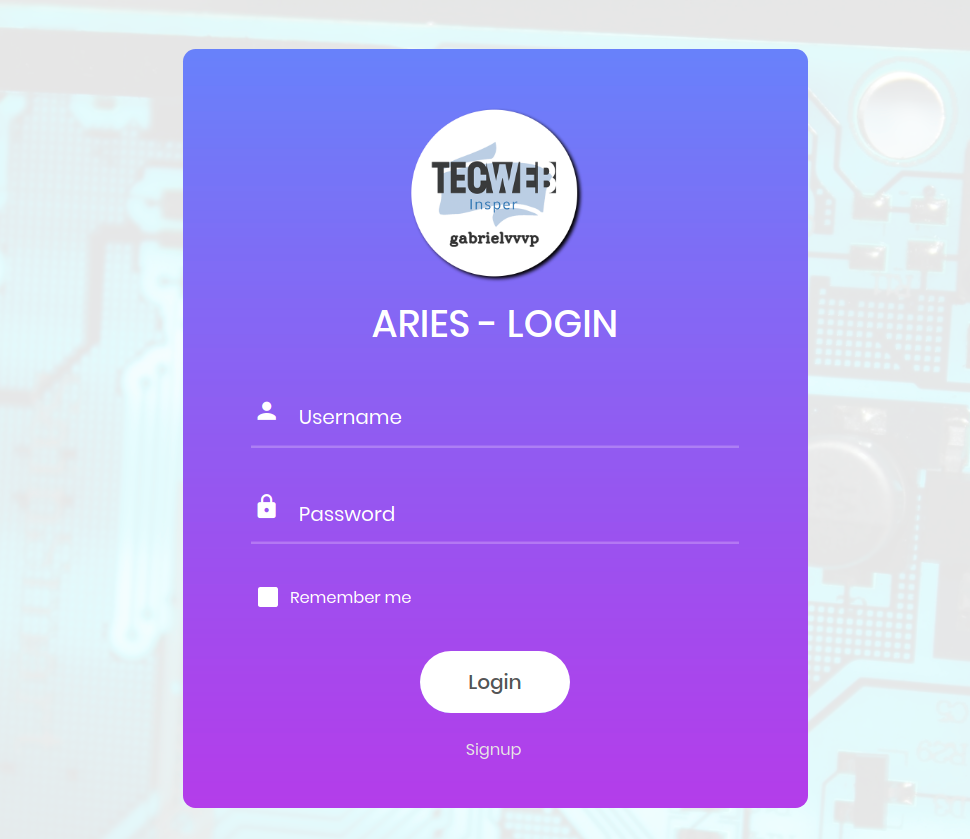 GitHub - GabrielVVVP/Prova2-TecWeb: Prova Final de Tecnologias Web