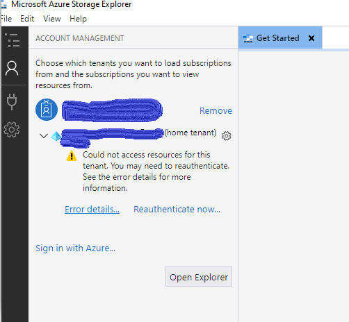Error Signing Into Storage Explorer · Issue #6854 · microsoft/AzureStorageExplorer · GitHub