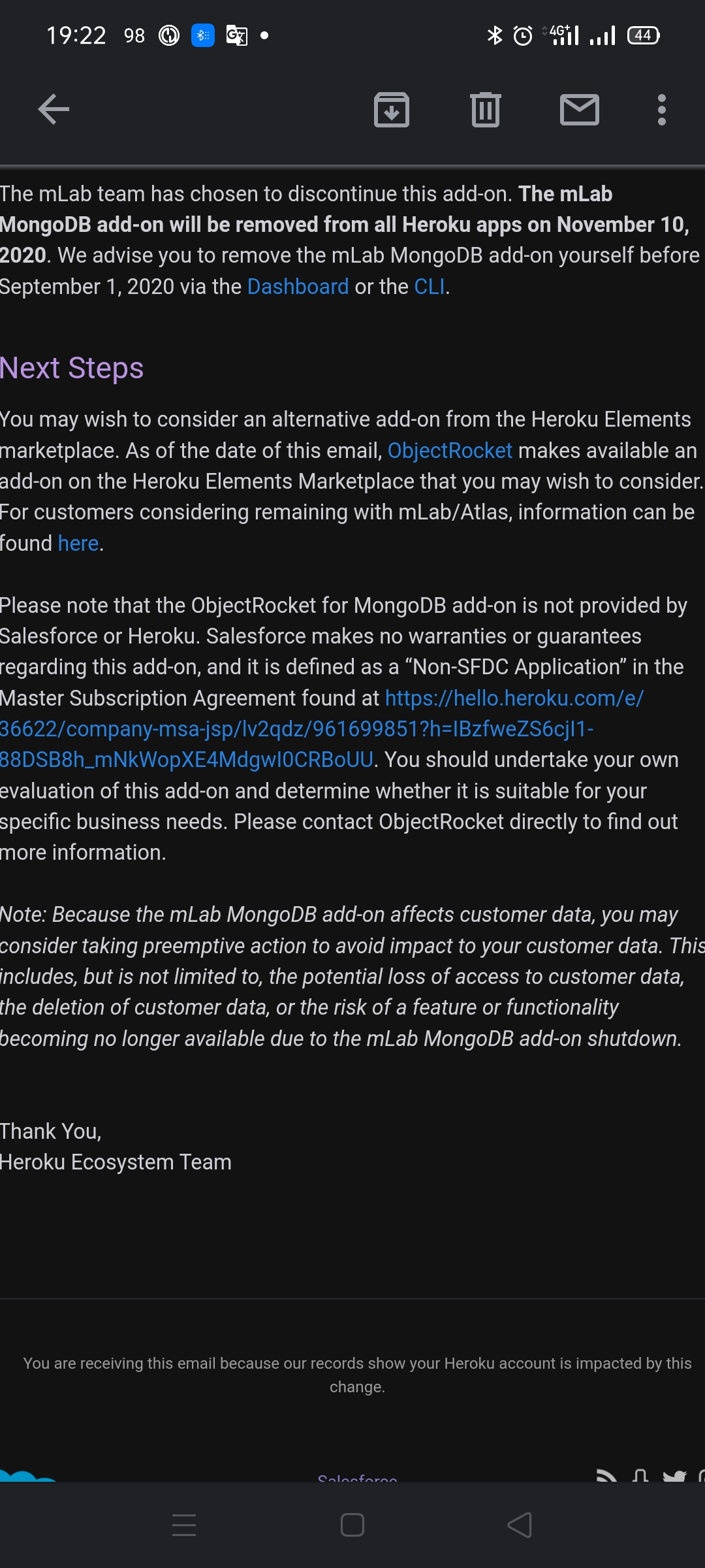 Heroku mLab shutdown · Issue #5744 · nightscout/cgm-remote-monitor · GitHub