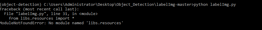 resources.py not found · Issue #656 · HumanSignal/labelImg · GitHub