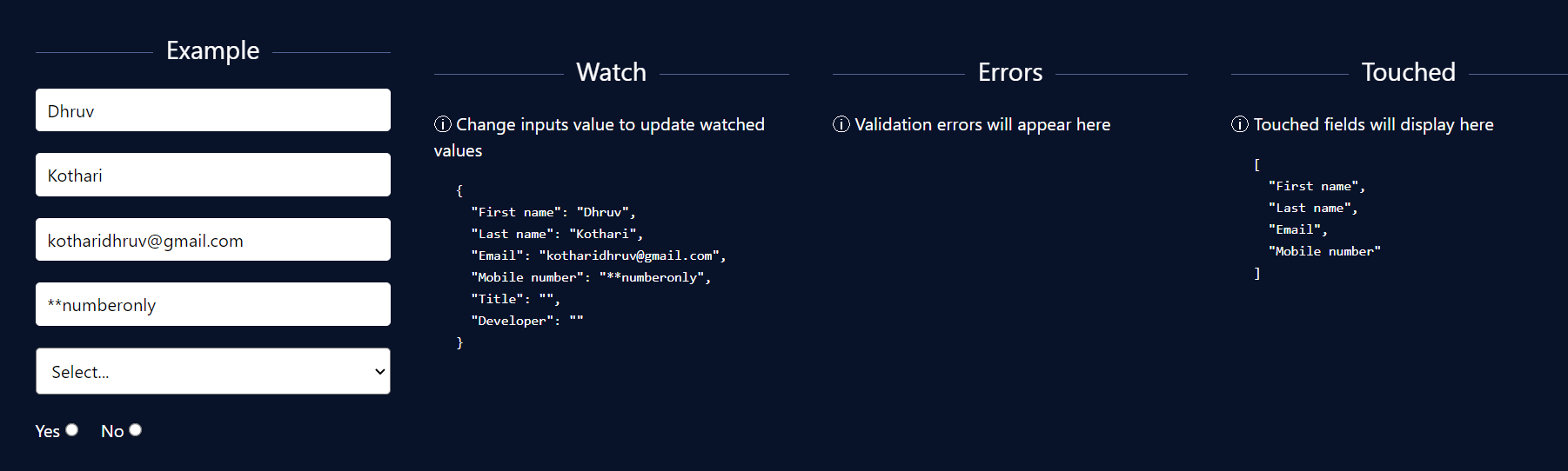 Mobile Number Validation Error · Issue #592 · react-hook-form ...