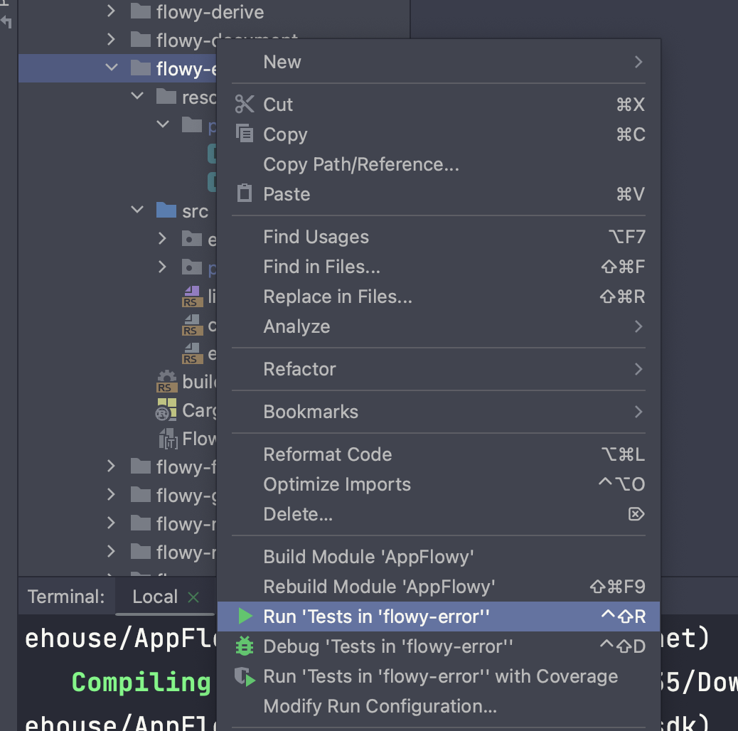 [Bug] Build flowy-error Fail · Issue #1956 · AppFlowy-IO/AppFlowy · GitHub