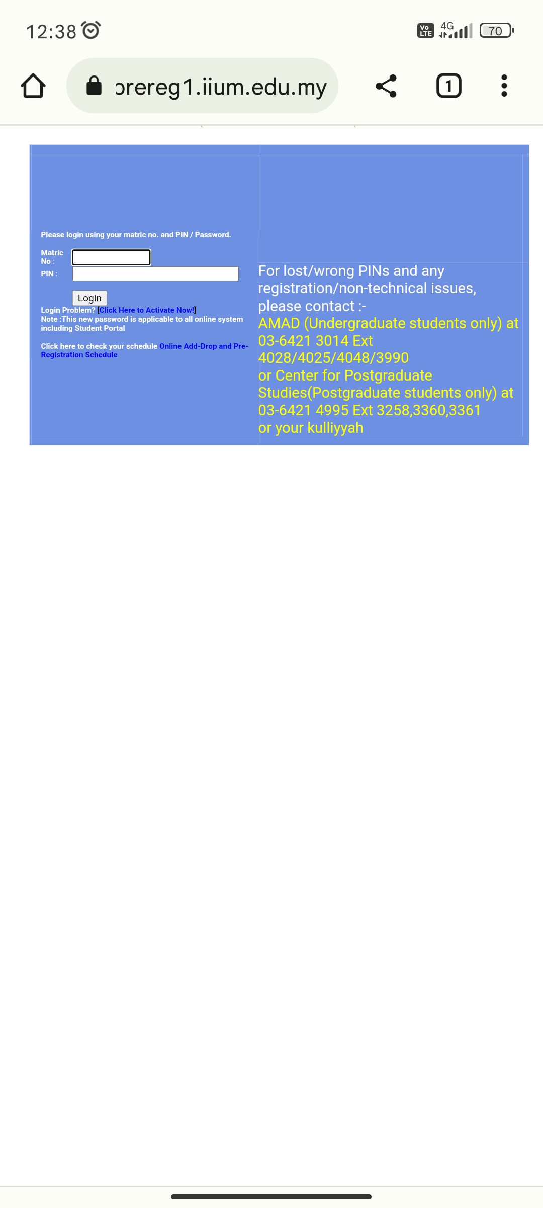 🛑 Prereg - Online Course Registration Portal is down · Issue #113 · iqfareez/iium-services ...