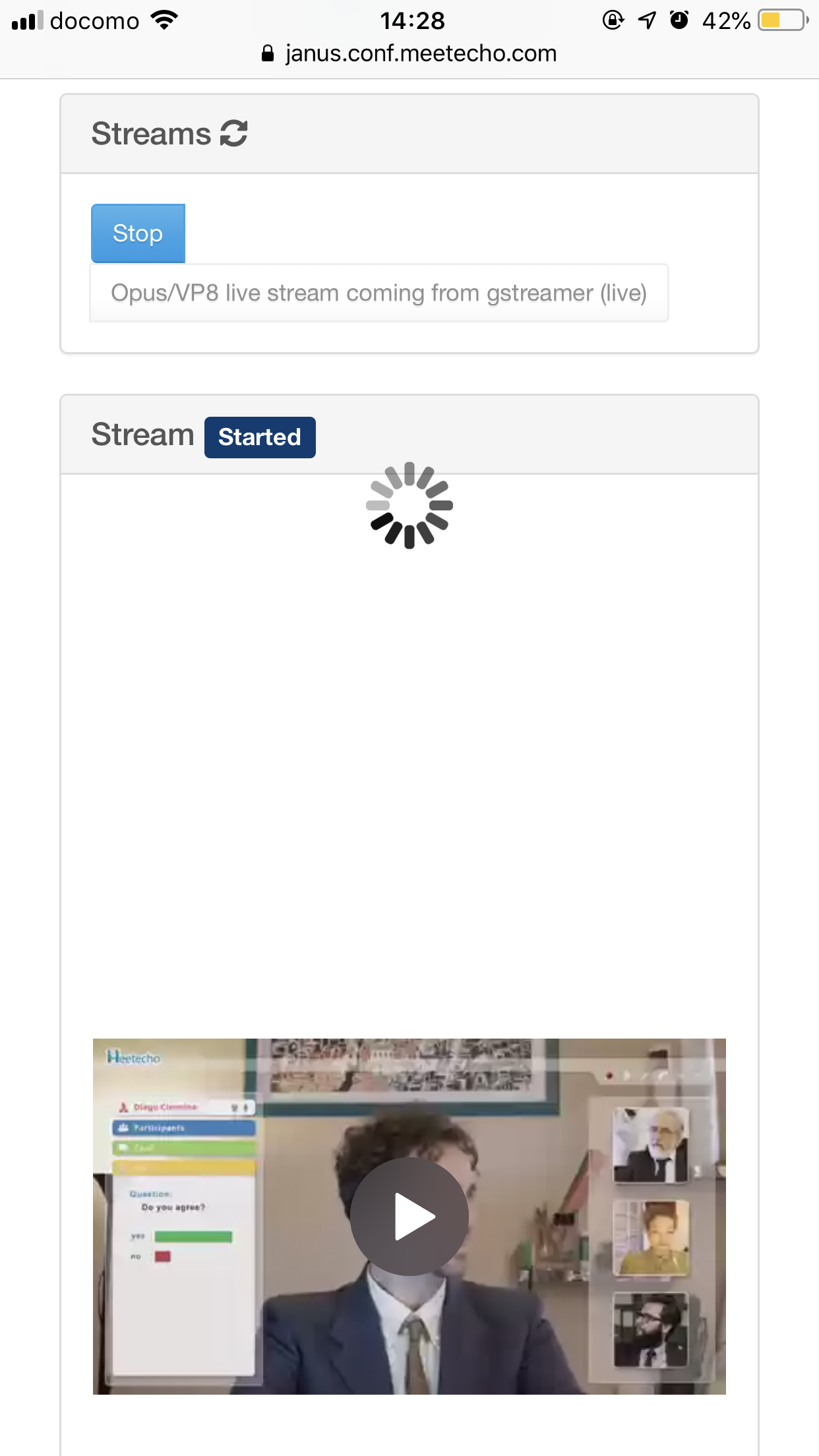 Janus "Plugin Demo: Streaming" Opus/VP8 live stream is not working on Safari 12.1 · Issue #1736 ...