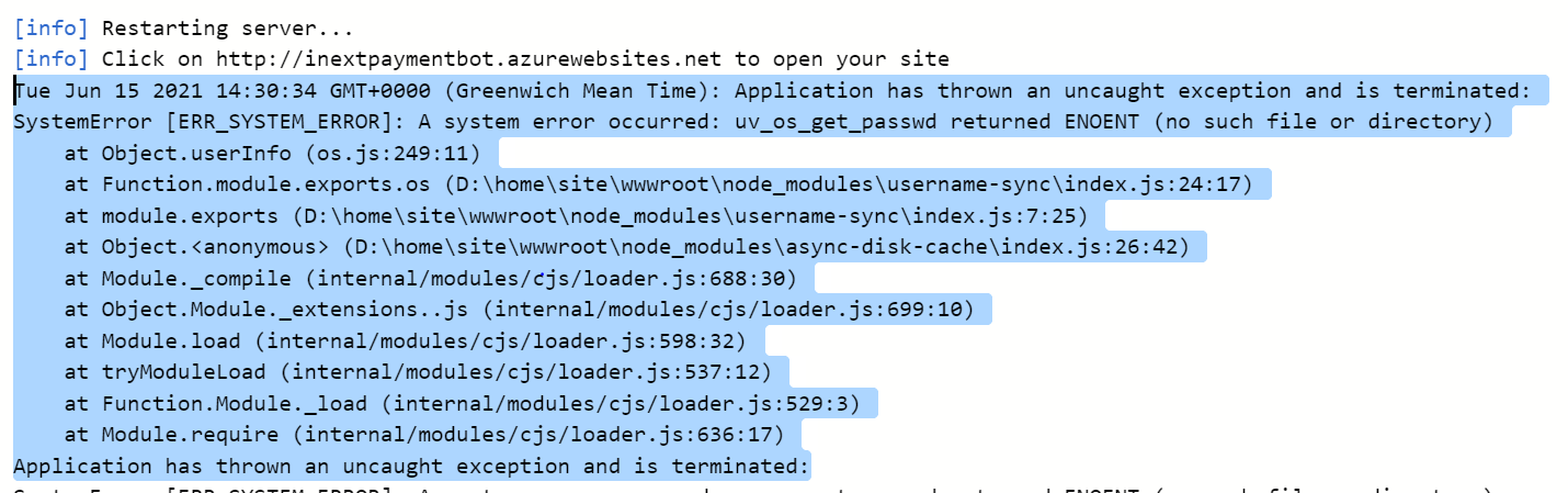 Error on deploying to AppService · Issue #1131 · Azure-Samples/cognitive-services-speech-sdk ...