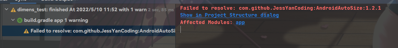 这个依赖导入怎么没有用？ · Issue #402 · JessYanCoding/AndroidAutoSize · GitHub