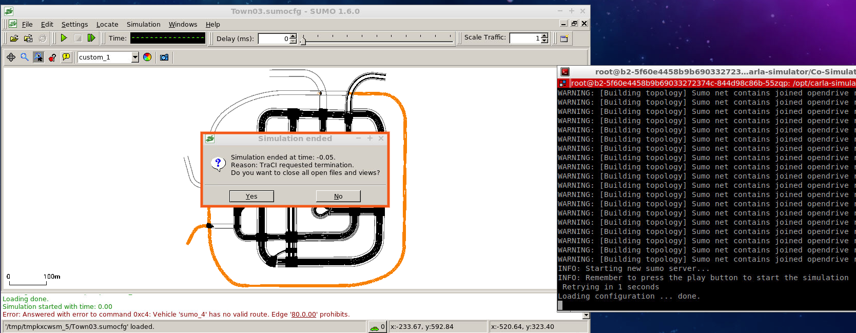 Co-simulation problem with Sumo · Issue #3232 · carla-simulator/carla · GitHub