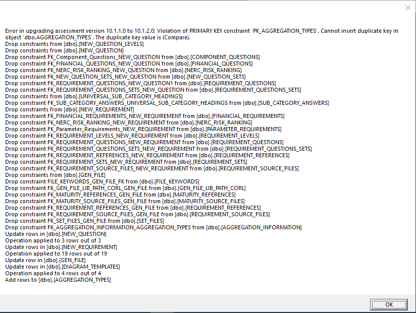 Upgrade CSET 10.0.1 Database to 11.0.0.0 · Issue #2625 · cisagov/cset · GitHub
