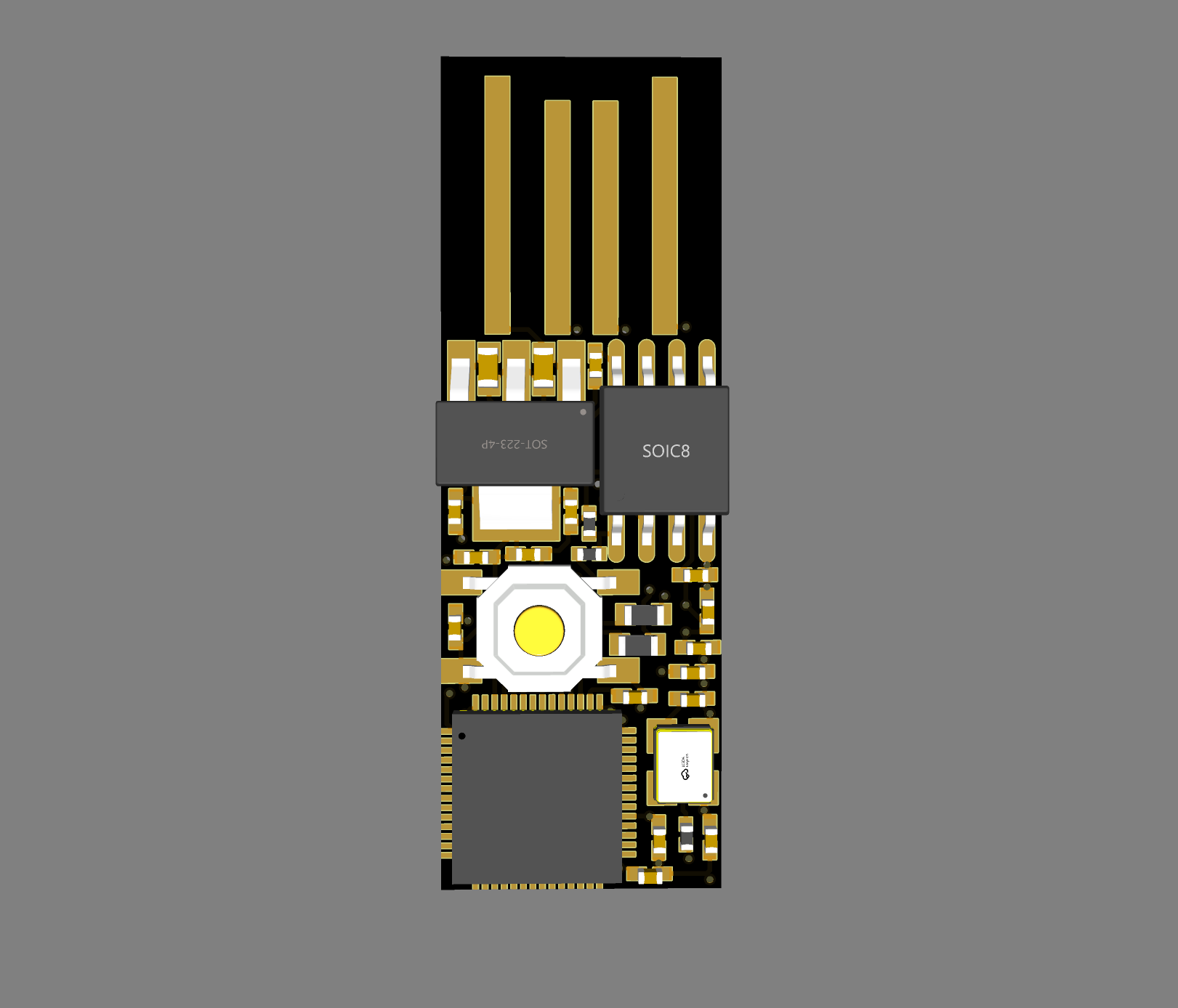 GitHub - TEC-IST/rp2040-usb-stick: RP2040 USB-A stick for PC GPIO ...
