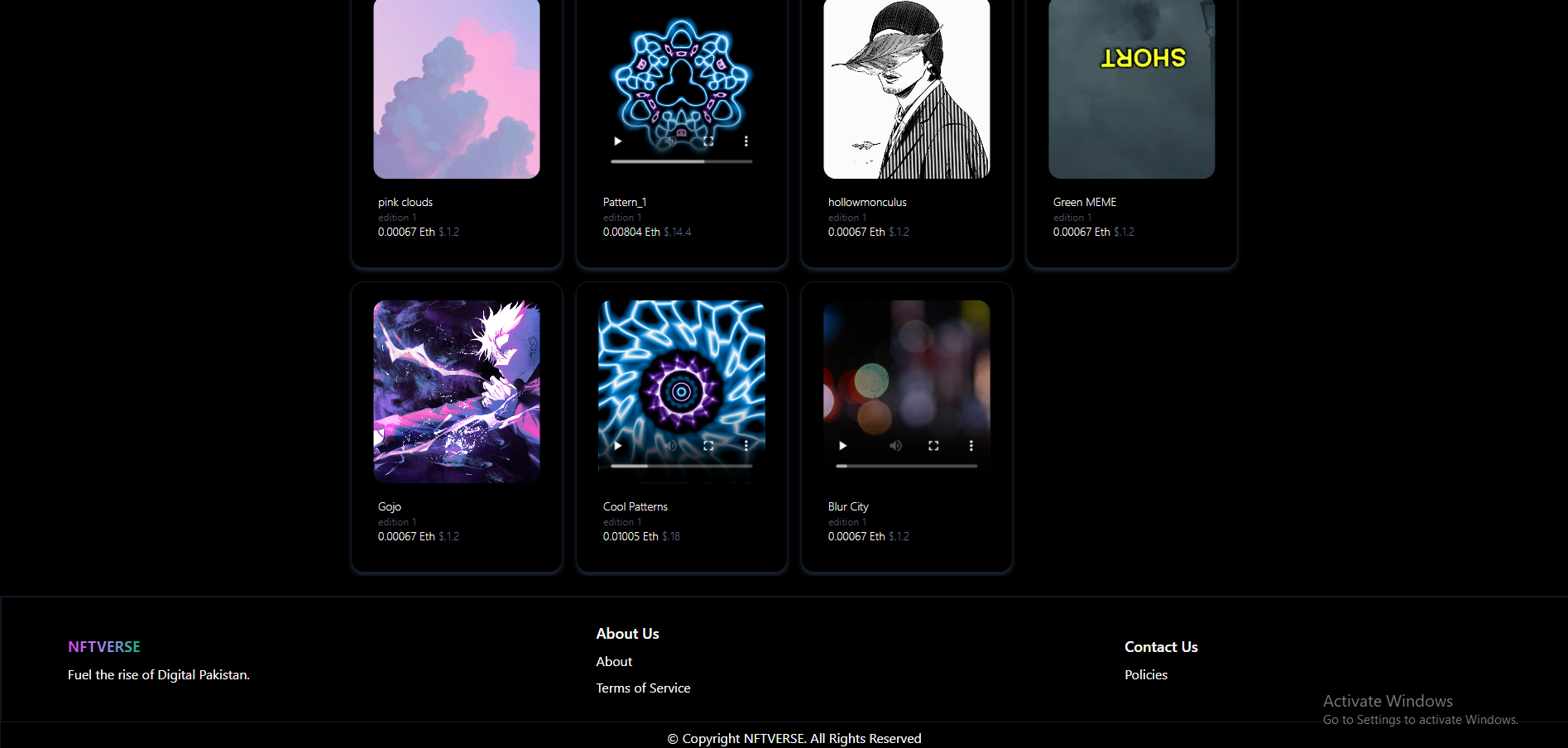 GitHub - Wasie-Ur-Rahman/NFT-Marketplace: Website uses Next js (React-framework), JSX, IPFS, Erc ...