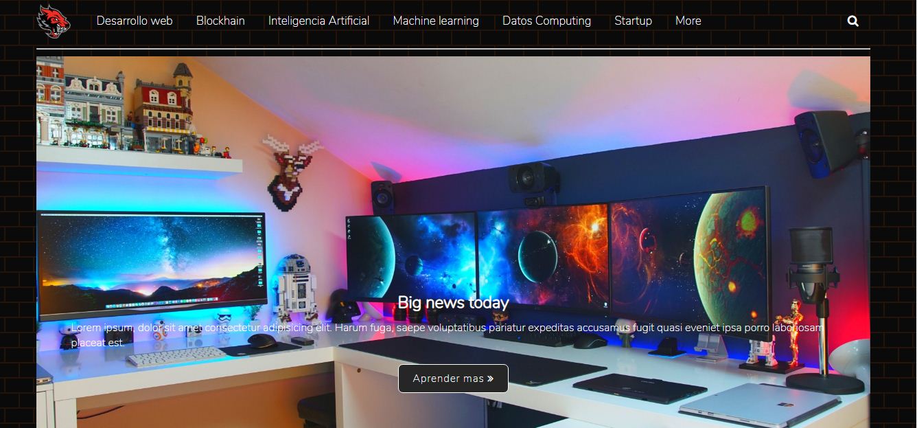 GitHub - yoma75/Noticias: Web site de noticias tecnológicas, ( bootstrap, js )