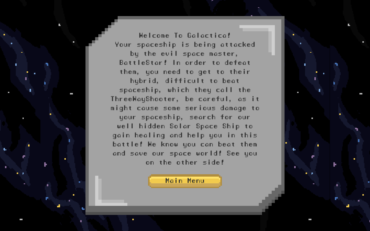 GitHub - ri3m/Galactica: A space themed 2D shooter game built using Unity. Developed as part of ...