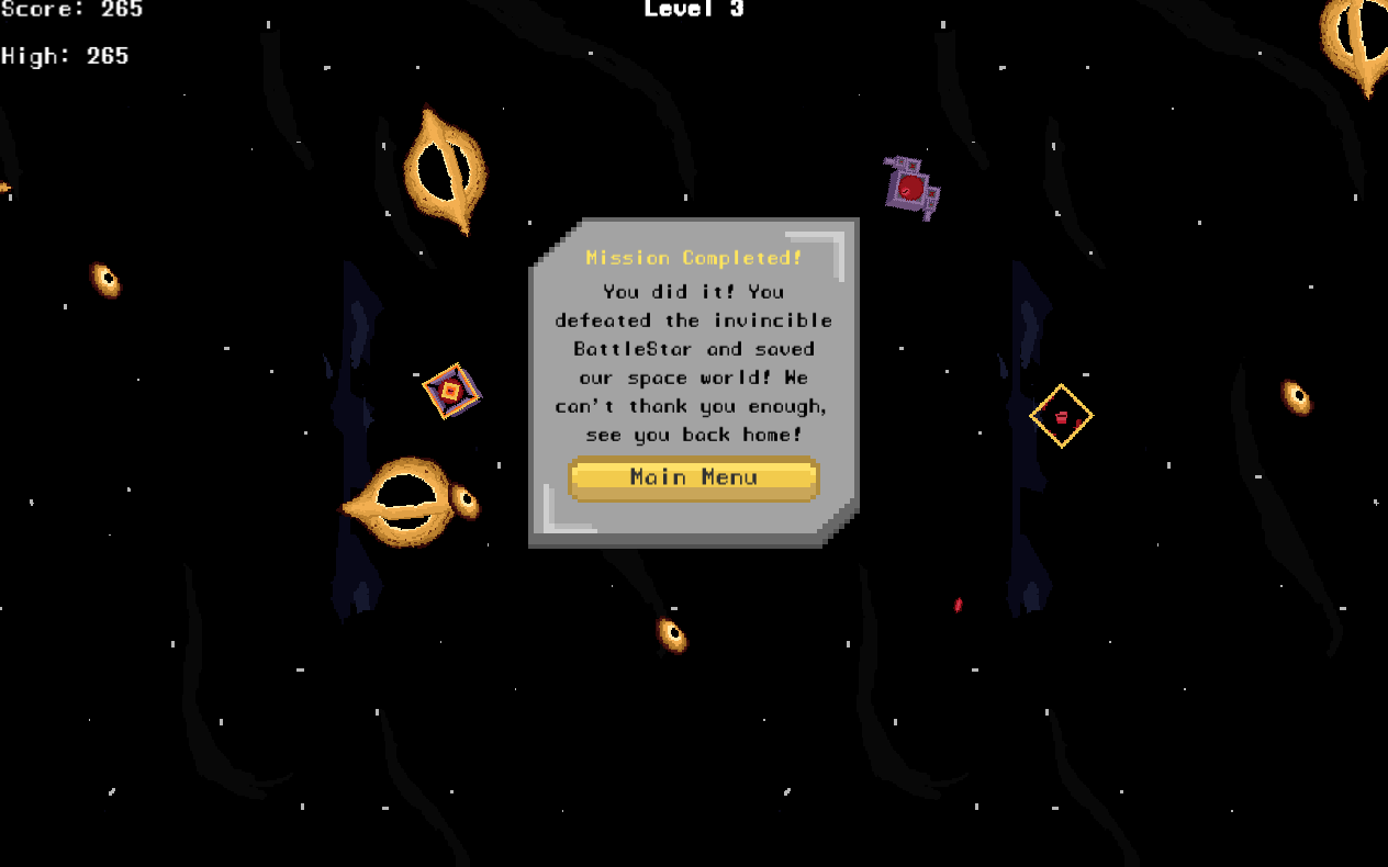 GitHub - ri3m/Galactica: A space themed 2D shooter game built using ...