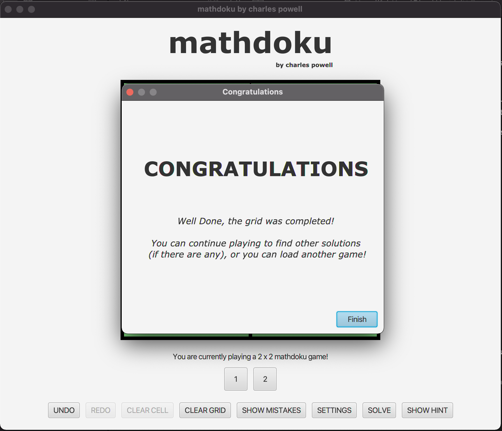 GitHub - cekpowell/mathdoku: An application for playing Mathdoku. Created for COMP1206 ...