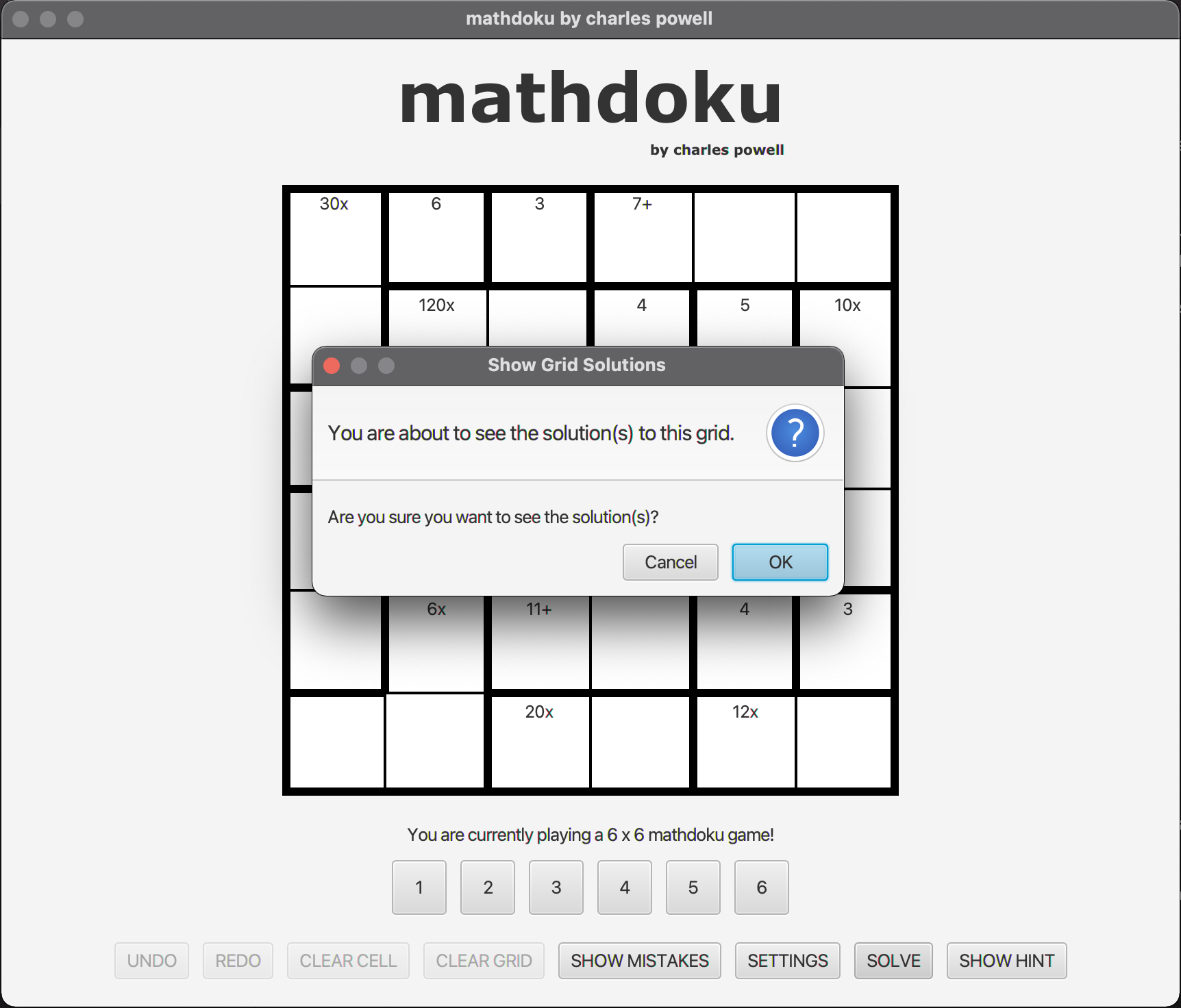 GitHub - cekpowell/mathdoku: An application for playing Mathdoku ... GitHub - cekpowell/mathdoku: An application for playing Mathdoku ...