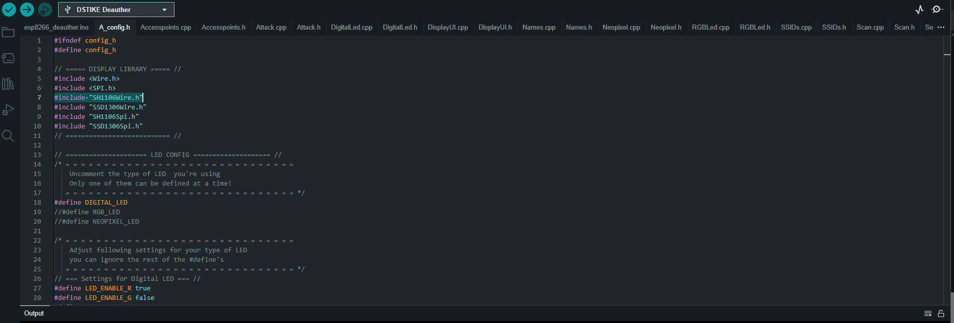 A_config.h:7:24: error: SH1106Wire.h: No such file or directory · Issue #1042 · SpacehuhnTech ...