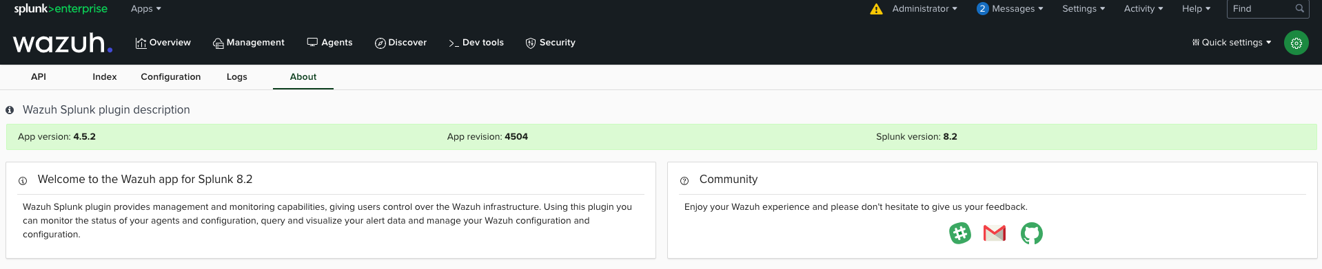 Release 452 Rc1 Splunk Ui Regression Testing · Issue 18685 · Wazuhwazuh · Github