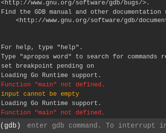 go programs give me `Function "main" not defined ` · Issue #316 · cs01/gdbgui · GitHub