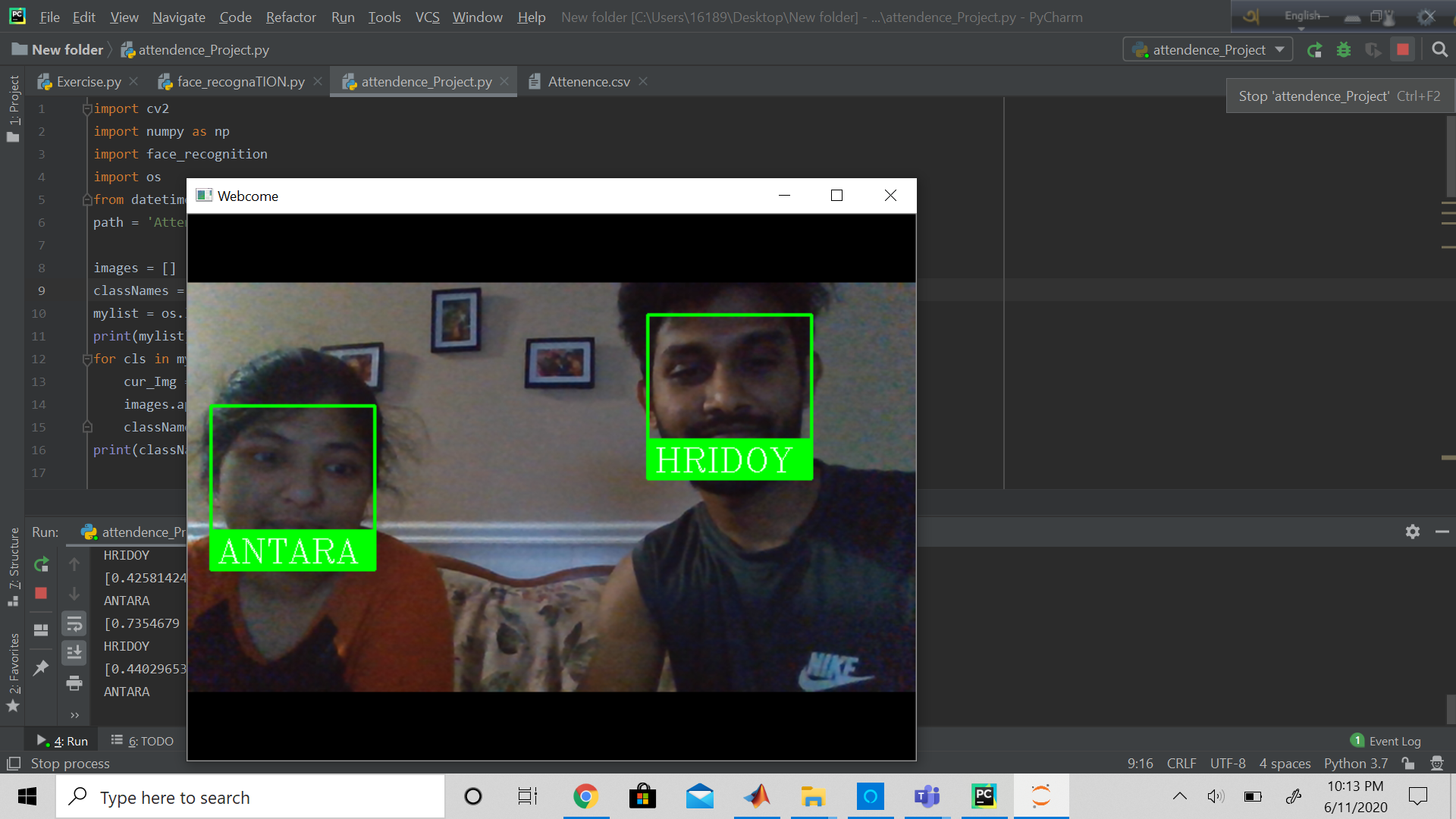 GitHub - Hridoy-bit/Face-recognition-using-Deeep-learning-Class ...