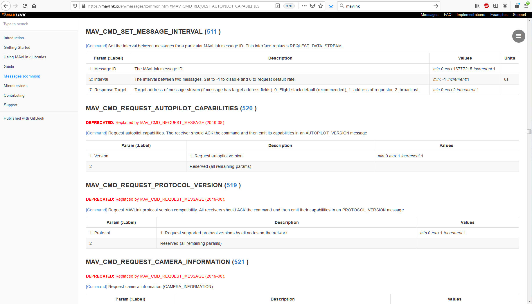 Common.xml Docs: Cmds out of order · Issue #1495 · mavlink/mavlink · GitHub
