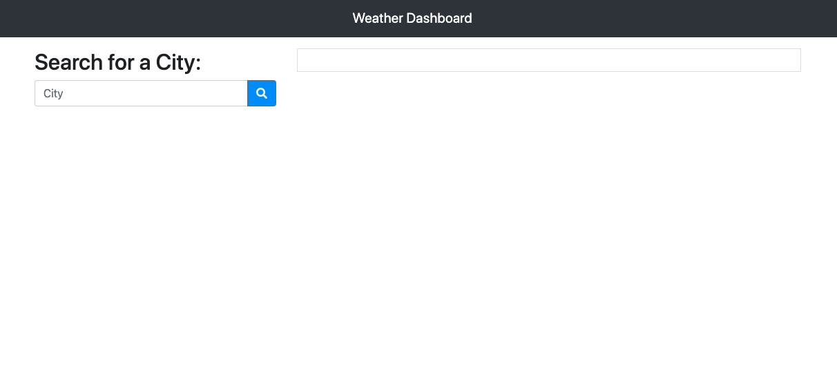 GitHub - 2coldray/weather-dashboard