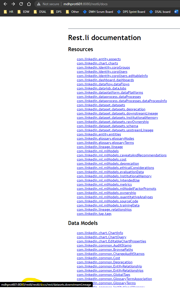 Links under API Documentation resolve wrong addressess · Issue #2734 · datahub-project/datahub ...