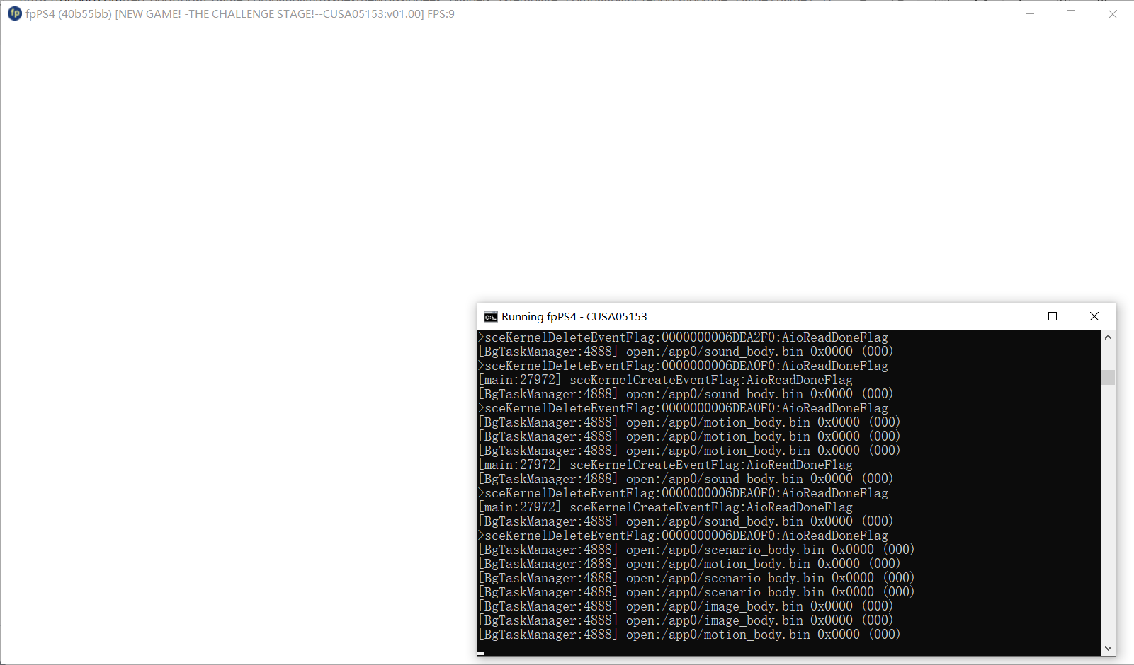 NEW GAME! -THE CHALLENGE STAGE!- - CUSA05153 · Issue #1303 · red-prig/fpps4-game-compatibility ...