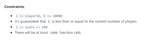 1244. Design A Leaderboard · Issue #2 · spiralgo/algorithms · GitHub