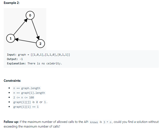 277. Find the Celebrity · Issue #75 · spiralgo/algorithms · GitHub