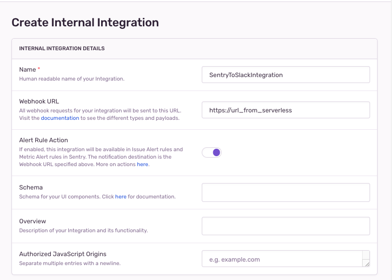 GitHub - Johnson-Dsouza/SentryToSlack: Custom Sentry Alert to Slack